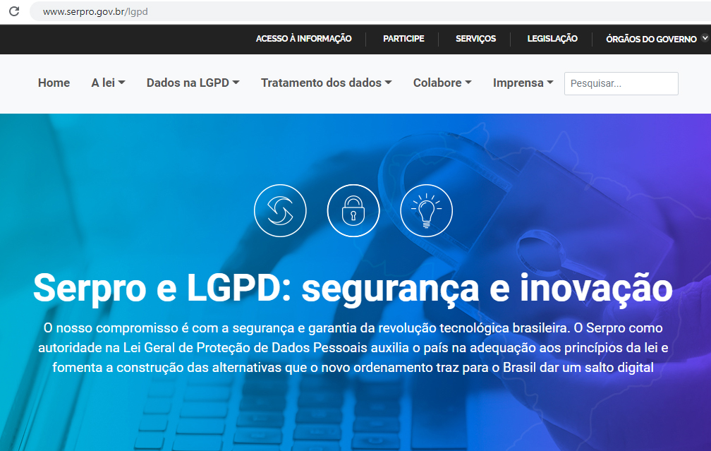 Serpro lança portal LGPD para ajudar o país a proteger os dados do ...